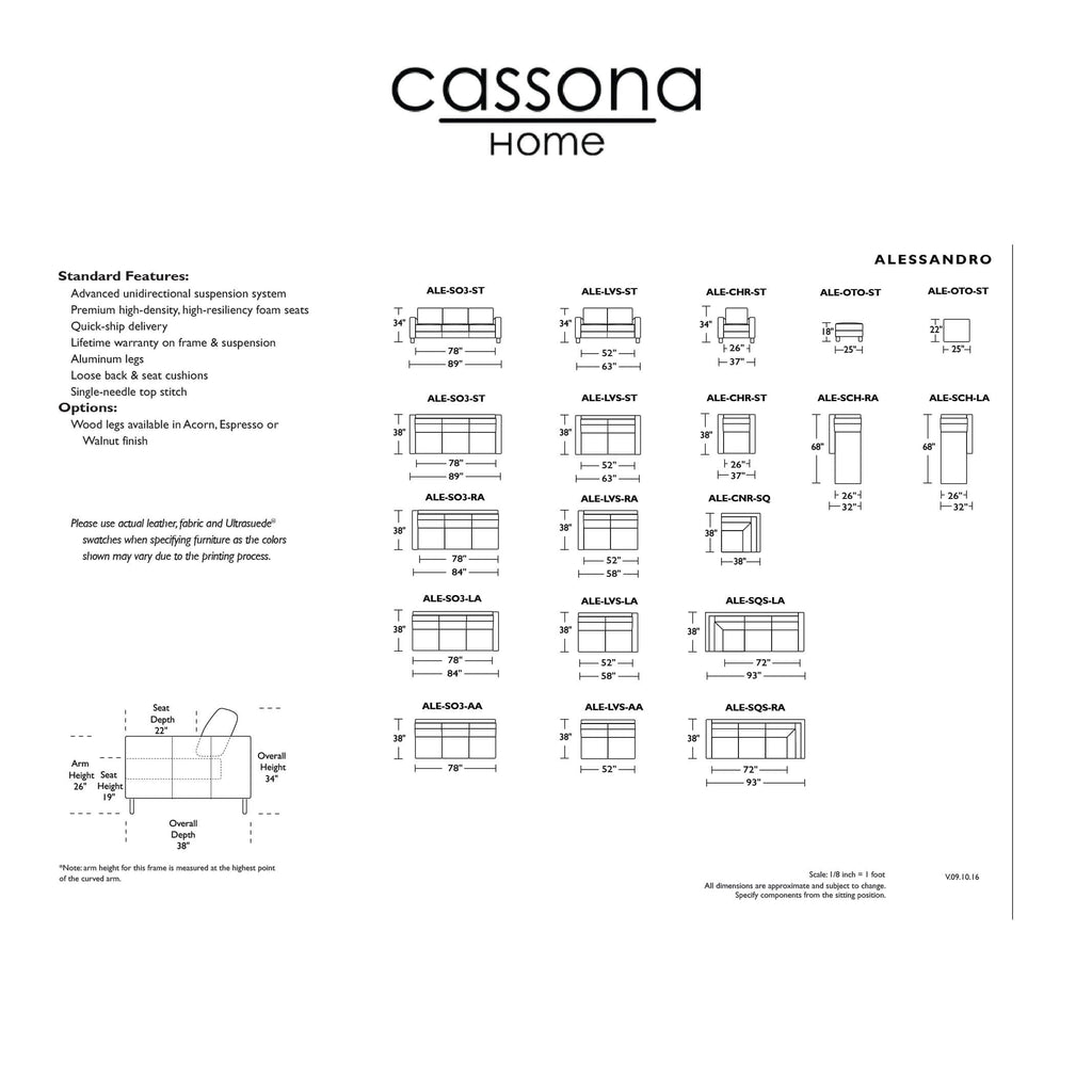 ALESSANDRO SOFA By Cassona Home – cassona