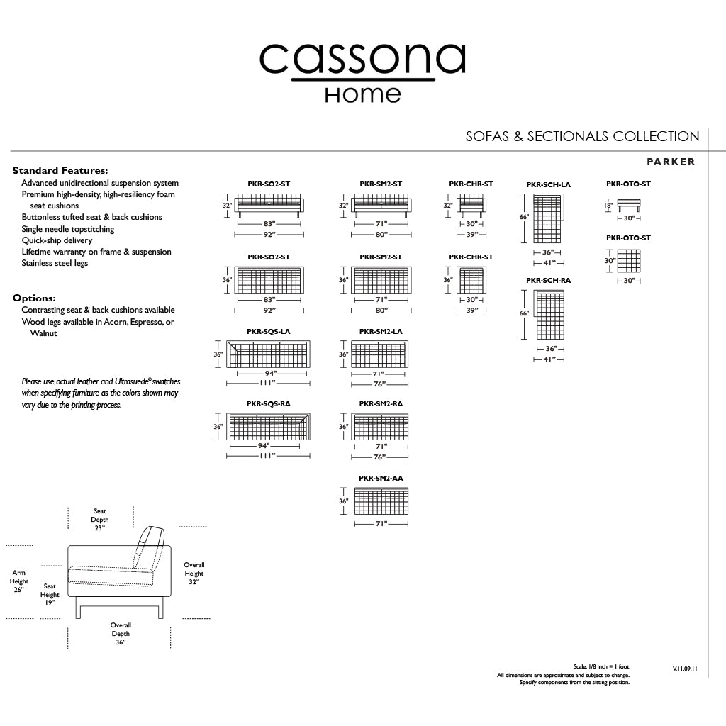 PARKER SECTIONAL By Cassona Home – cassona